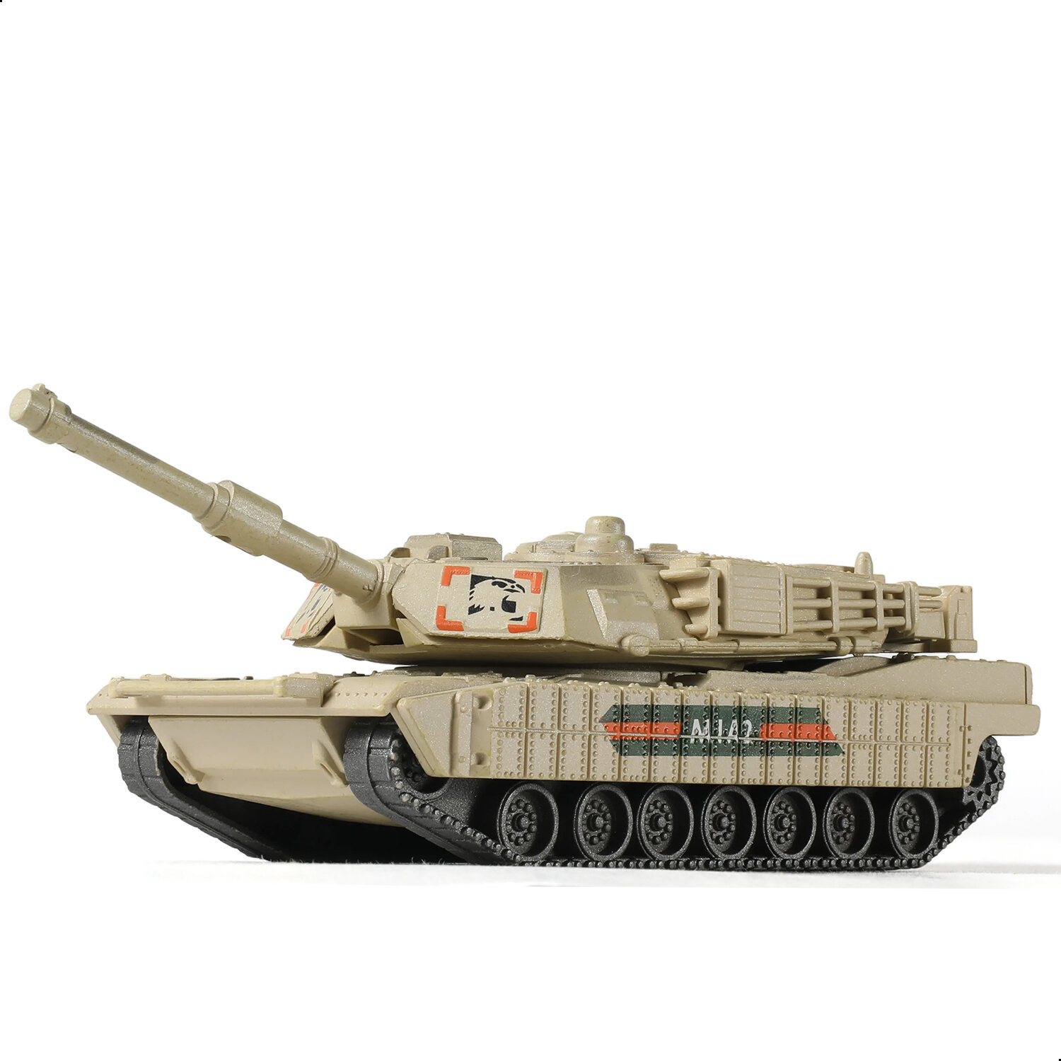 Наборы для быстрой сборки модели военного танка M1A2 SEBUNAS в масштабе 1/72, модель основного боевого танка США M1A2, подарок для детей (9 шт.)