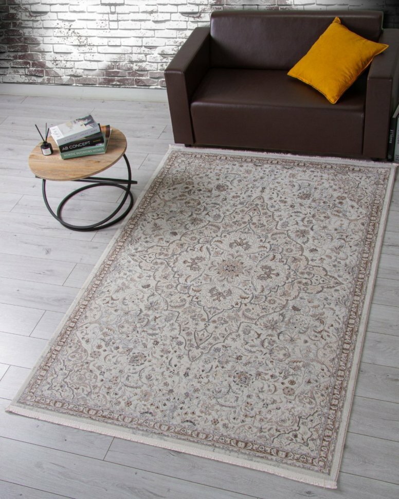 Ковер OC108A - CREAM / CREAM - Прямоугольник - коллекция OASIS (2.4 х 3.4 м)