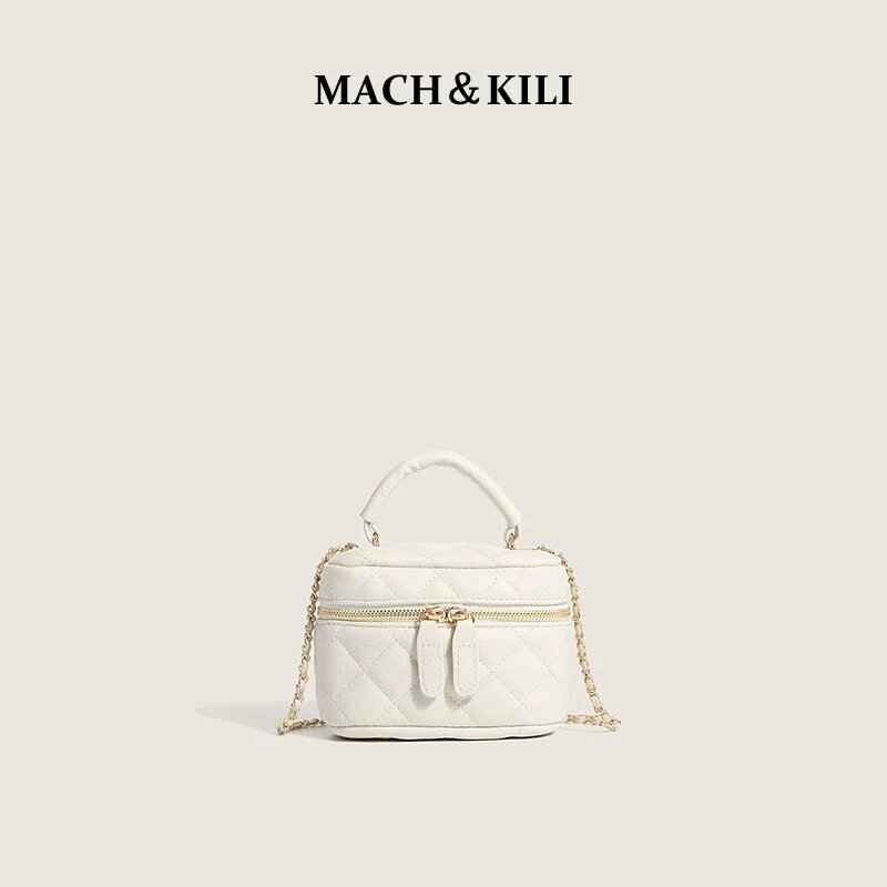 Сумка MACH＆KILI MK розовая коробка, универсальная мини-сумка для телефона, кроссбоди, маленькая сумка для женщин, цепочка, стиль Chanel