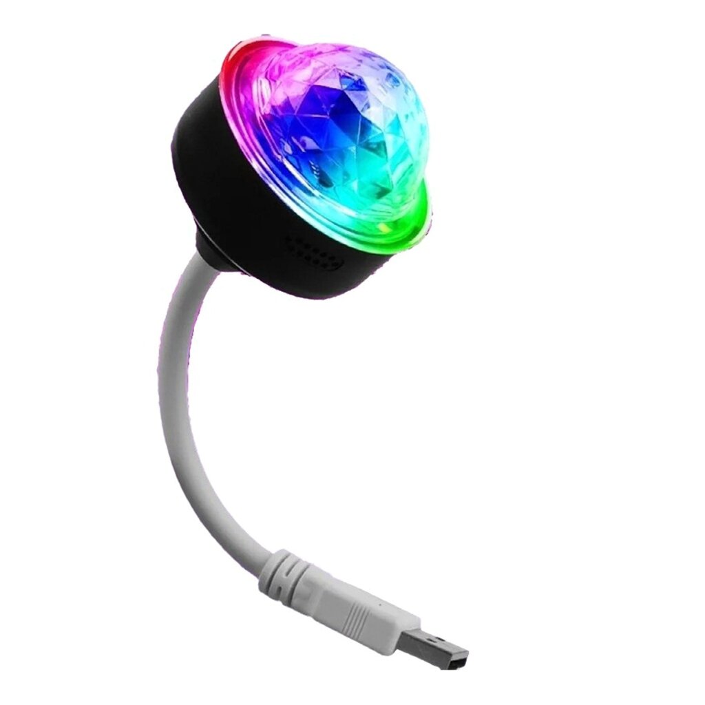 Красочные огни универсального мини-диджея crystal magic ball light-черный