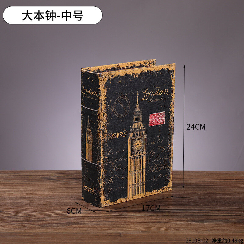 Имитация книги, модель книги для декора в кабинете, офисе, книжной полке, винтажная декоративная книга, реквизит для фотографии, ремесленная демонстрация