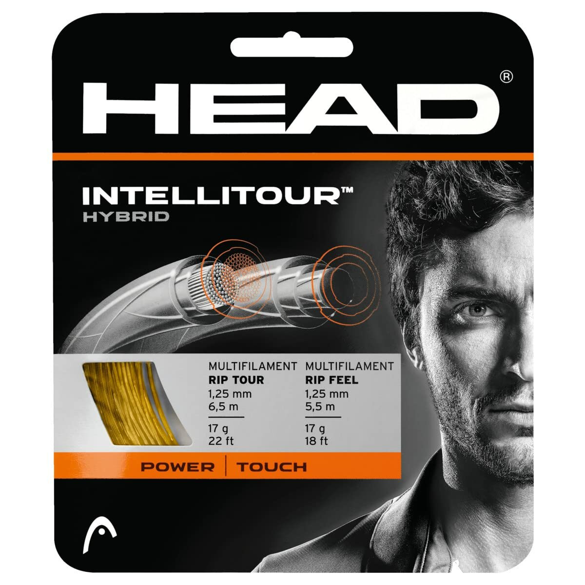Теннисная струна Head IntelliTour Натуральный 281002-16NT (Толщина: 130)
