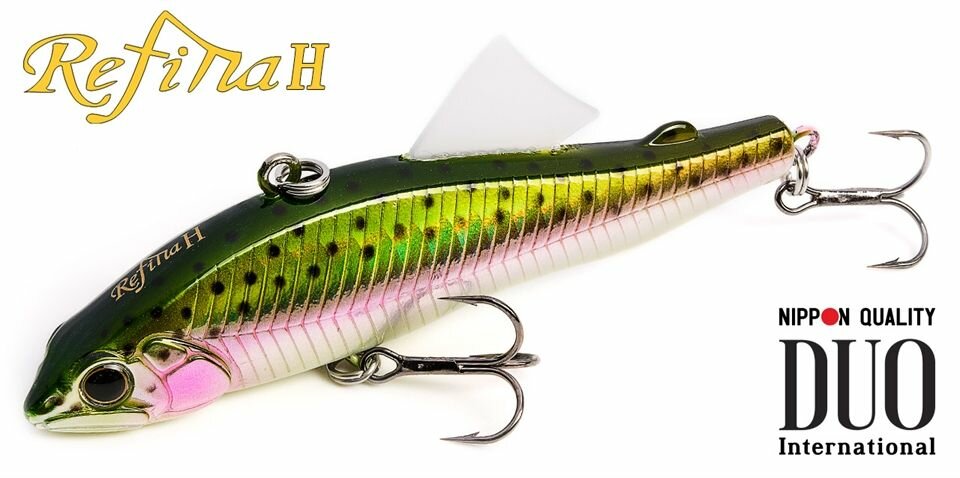 Раттлин DUO Refina 80H, 19 гр, цвет ASA4036 / Воблер - раттлин виб Дуо Рефина / Приманка для рыбалки на судака, щуку, окуня