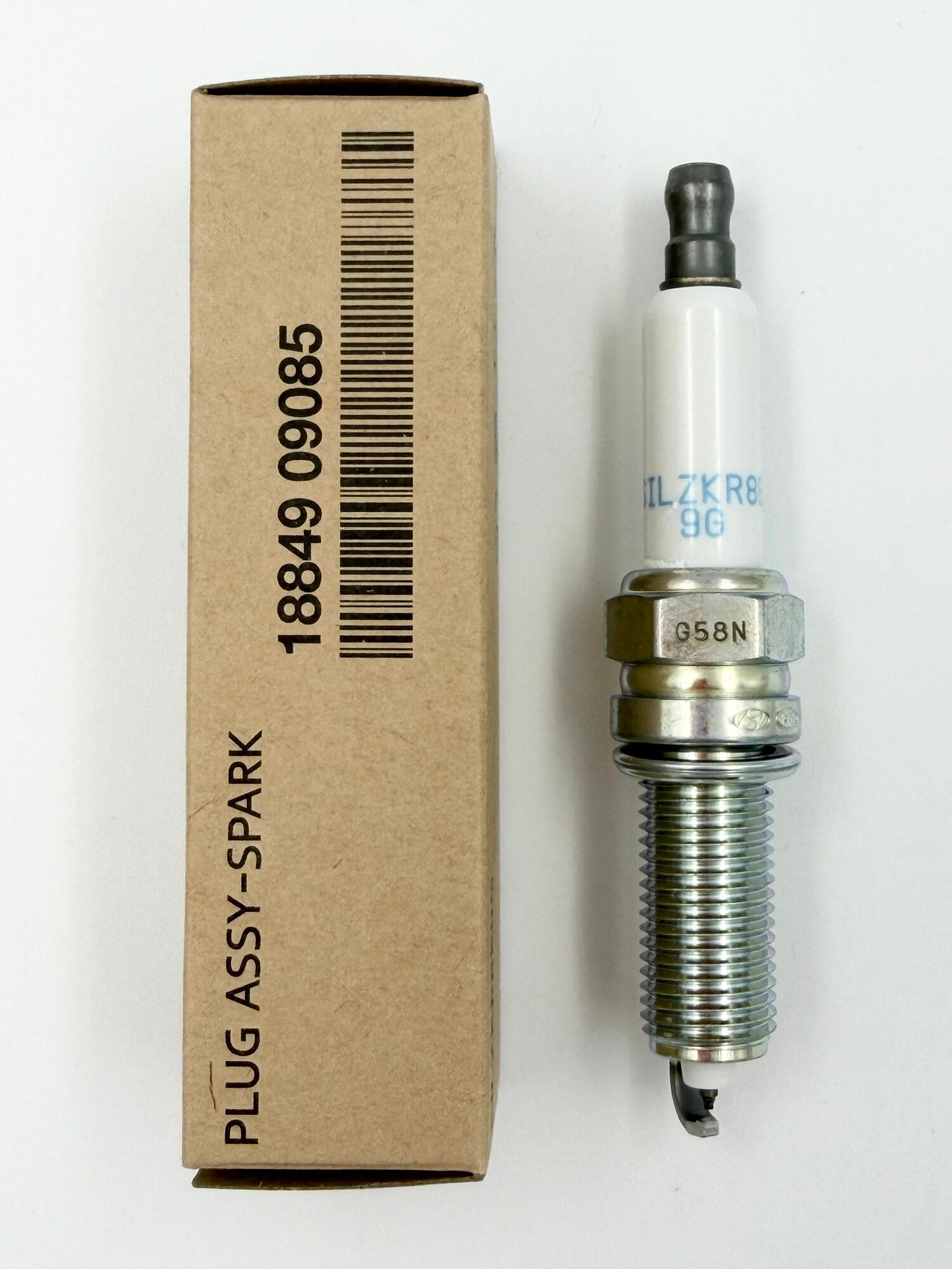 Свеча зажигания иридиевая (SILZKR8E9G) Mobis 1884909085 для Hyundai-KIA - 1 шт.