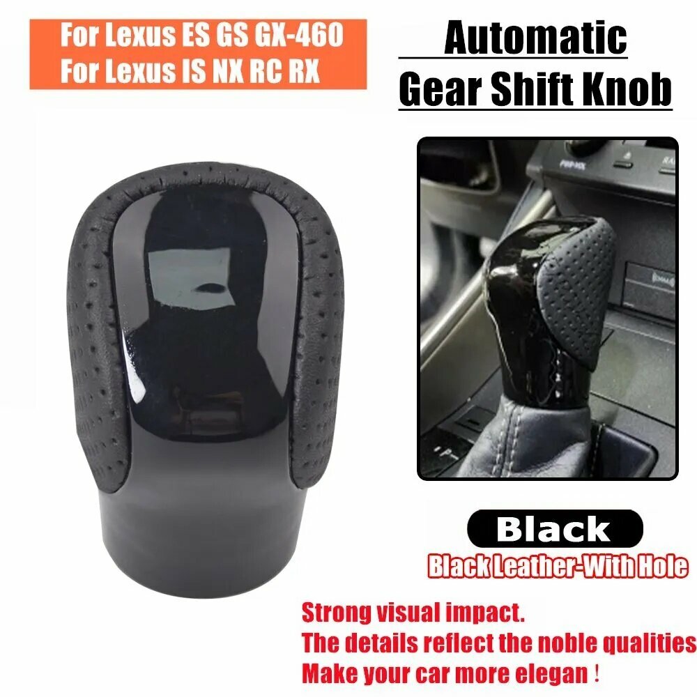 Для Toyota Lexus ES GS-450H GX IS-300 NX-300H RC-300 RX-350 2015-2021 Кожаная ручка переключения передач