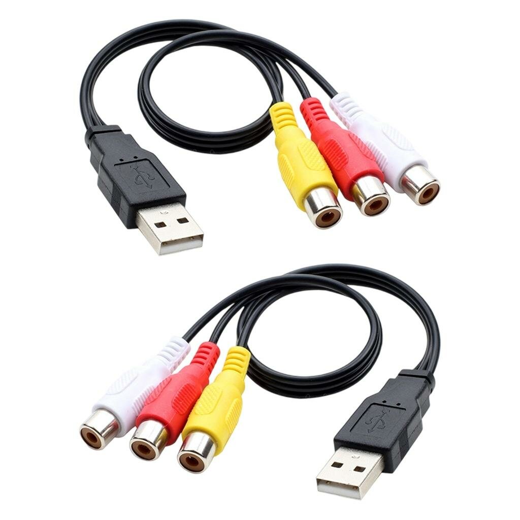 USB–RCA-кабель, 2pc