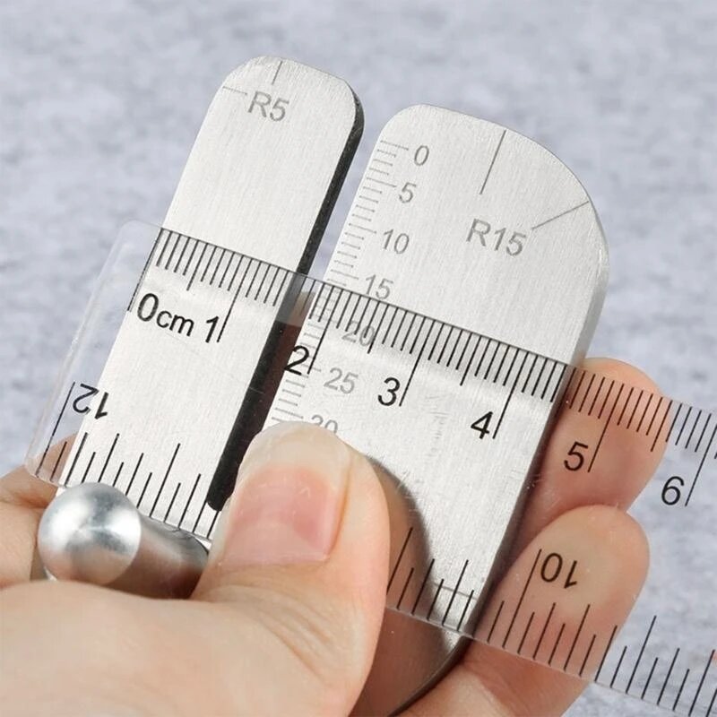 Штамповочная линейка из нержавеющей стали, линейка расстояния резки, вспомогательный шаблон трафарета, ручная линейка расстояния ударов кожи