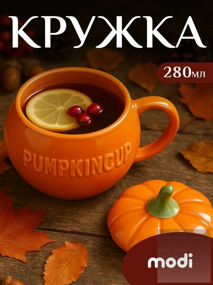 Чашка "Тыква", 280 мл, 1 шт