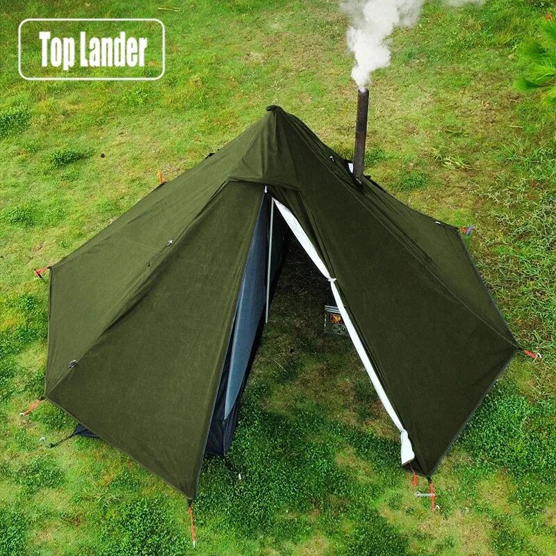 Горячая палатка Top Lander Типи 1 человек черная Khaki Only Tent Fly