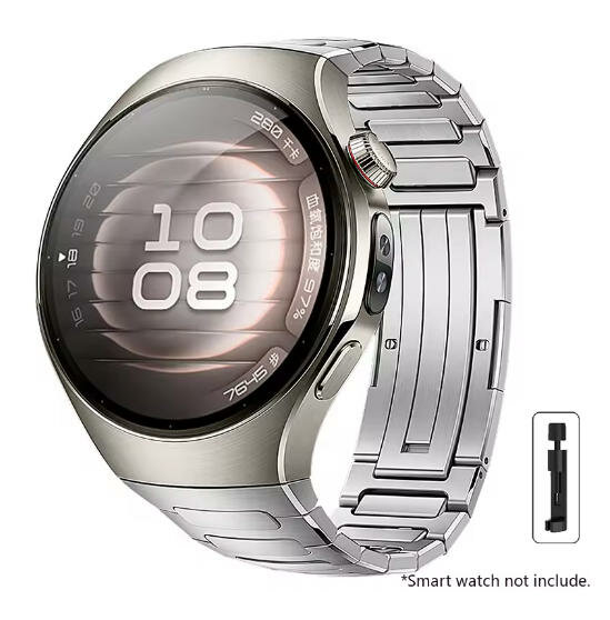 Роскошные титановые часы для Huawei Watch5 46 мм 42 мм, бесшовные титановые металлические мужские ремешки