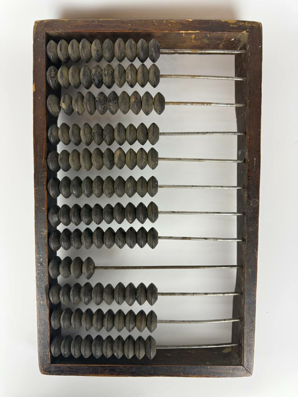Счеты деревянные СССР, большие, 29 х 46,5 см.