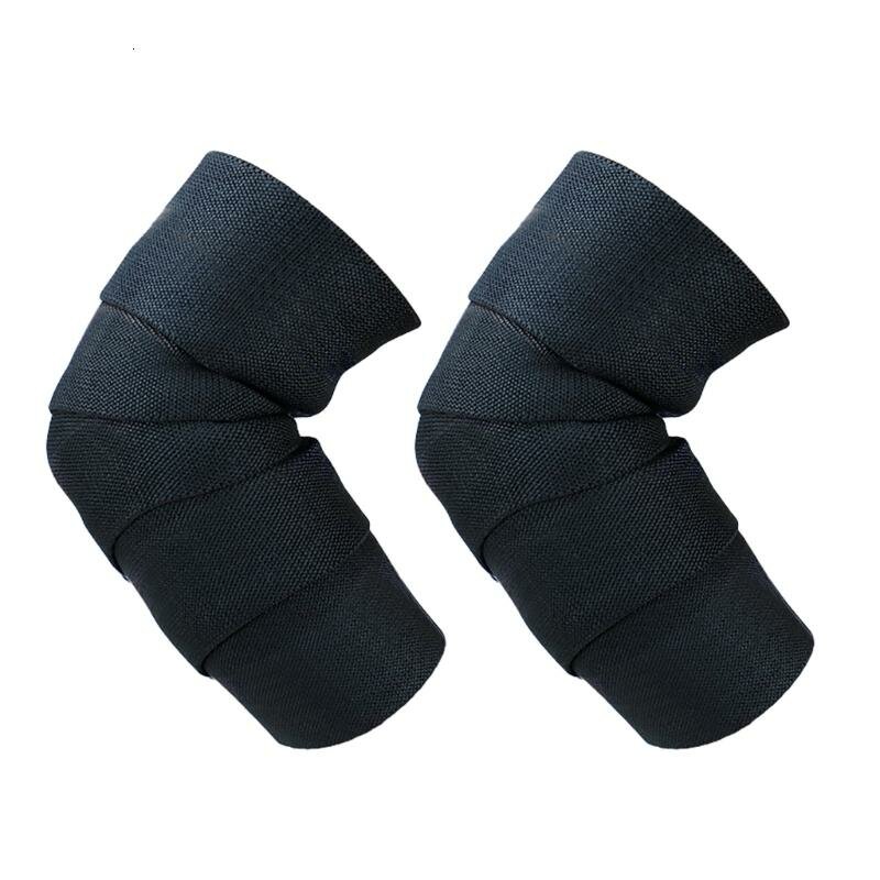 Эластичные налокотники для тяжелой атлетики, Черный