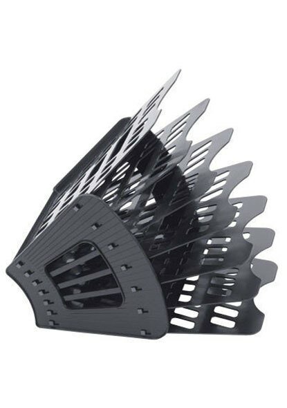 Лоток "Веер" 7 отделений чёрный сборный , Стамм