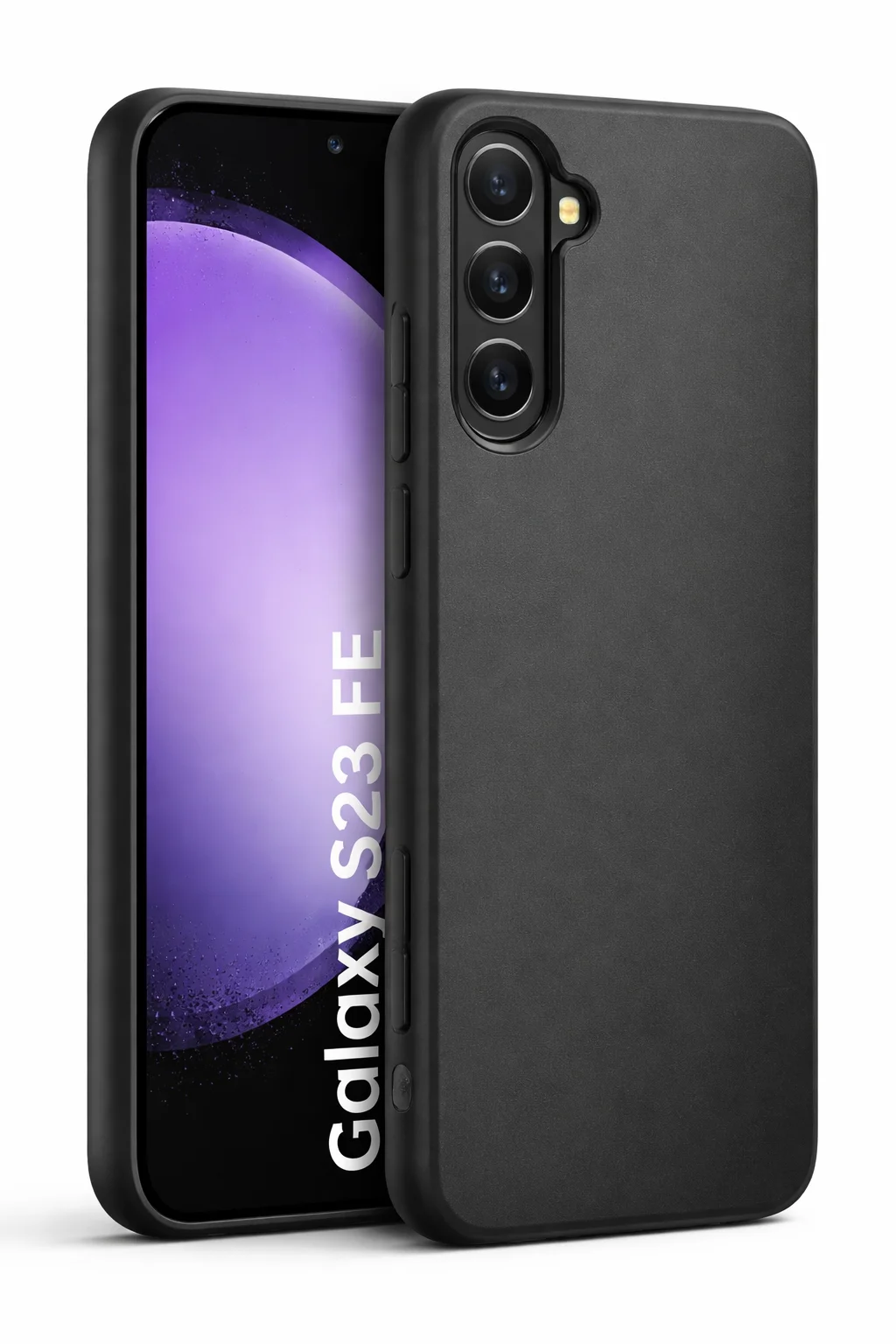 Чехол на смартфон Samsung Galaxy S23 FE защитный матовый, черный