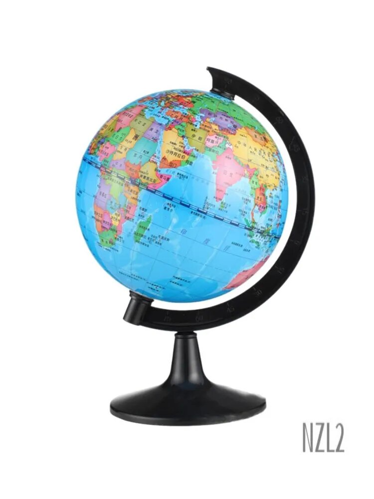 B1Портативный вращающийся глобус Маленький мира подходит совместим с изучения географии и украшения детских комнат, 10,6 см