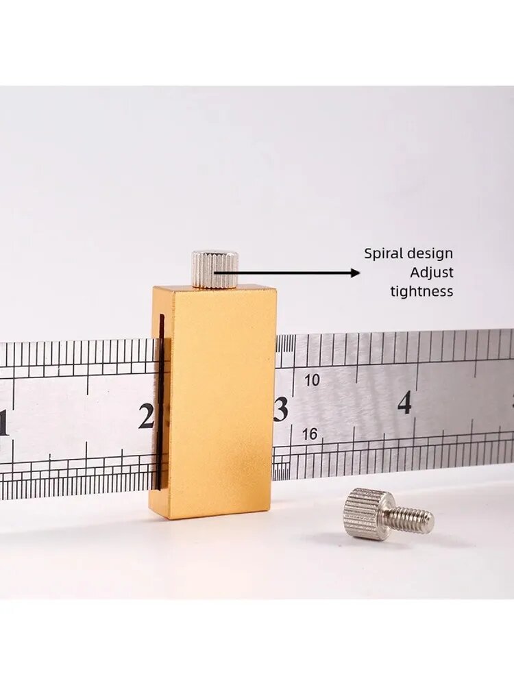 Плотник Линейка металлическая с блоком позиционирования, 1 шт. - 30 см