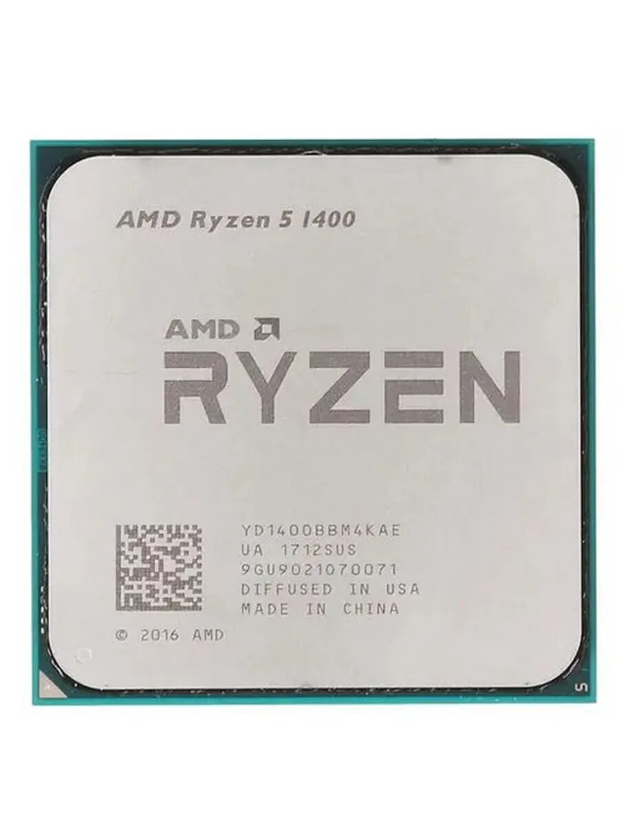 Процессор Ryzen 5 1400 YD1400BBM4KAE OEM - AM4, 8 x 3,2 ГГц