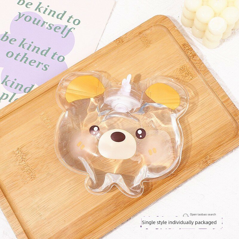 Грелка для животных (кошек), наполняется водой для согревания живота, плюшевая изоляция для тепла в постели,