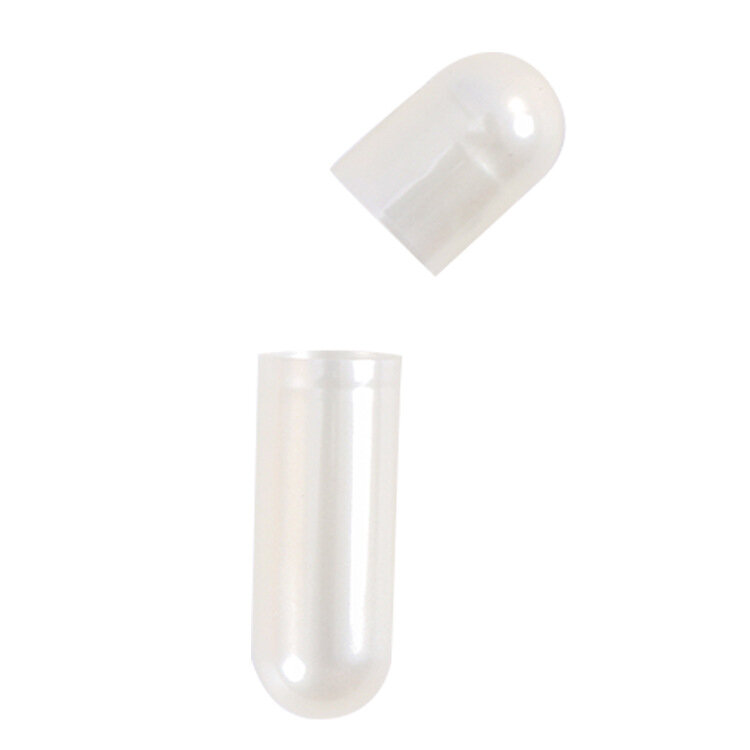 [Шанхайская красная звезда] Перламутровый цвет 00#Желатиновые многоцветные пустые капсулы, съедобные оболочки капсул