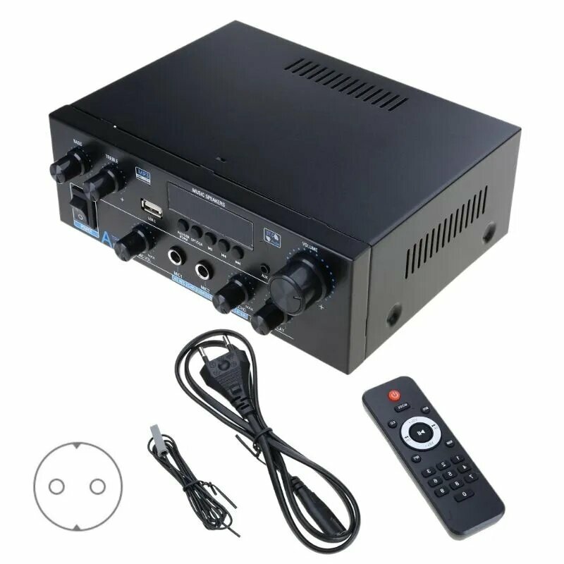 AK55 мощный цифровой усилитель мощности hifi Bluetooth звука 2.0 канала-Европейский стандарт