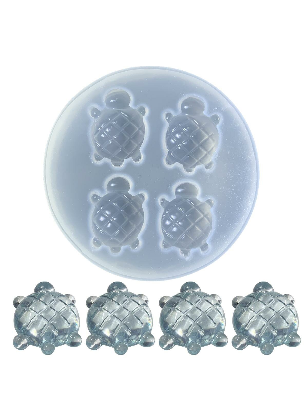 Декоративная силиконовая форма в виде черепахи