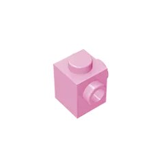 Gobricks кирпич 1x1 с шпильками, Розовый (011)
