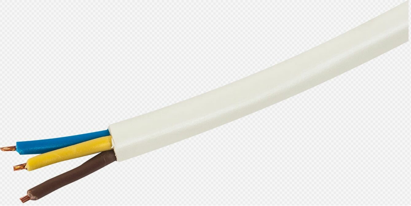 Провод электрический ПВС 3x0,75 660В ГОСТ/ 5 м/ промэко