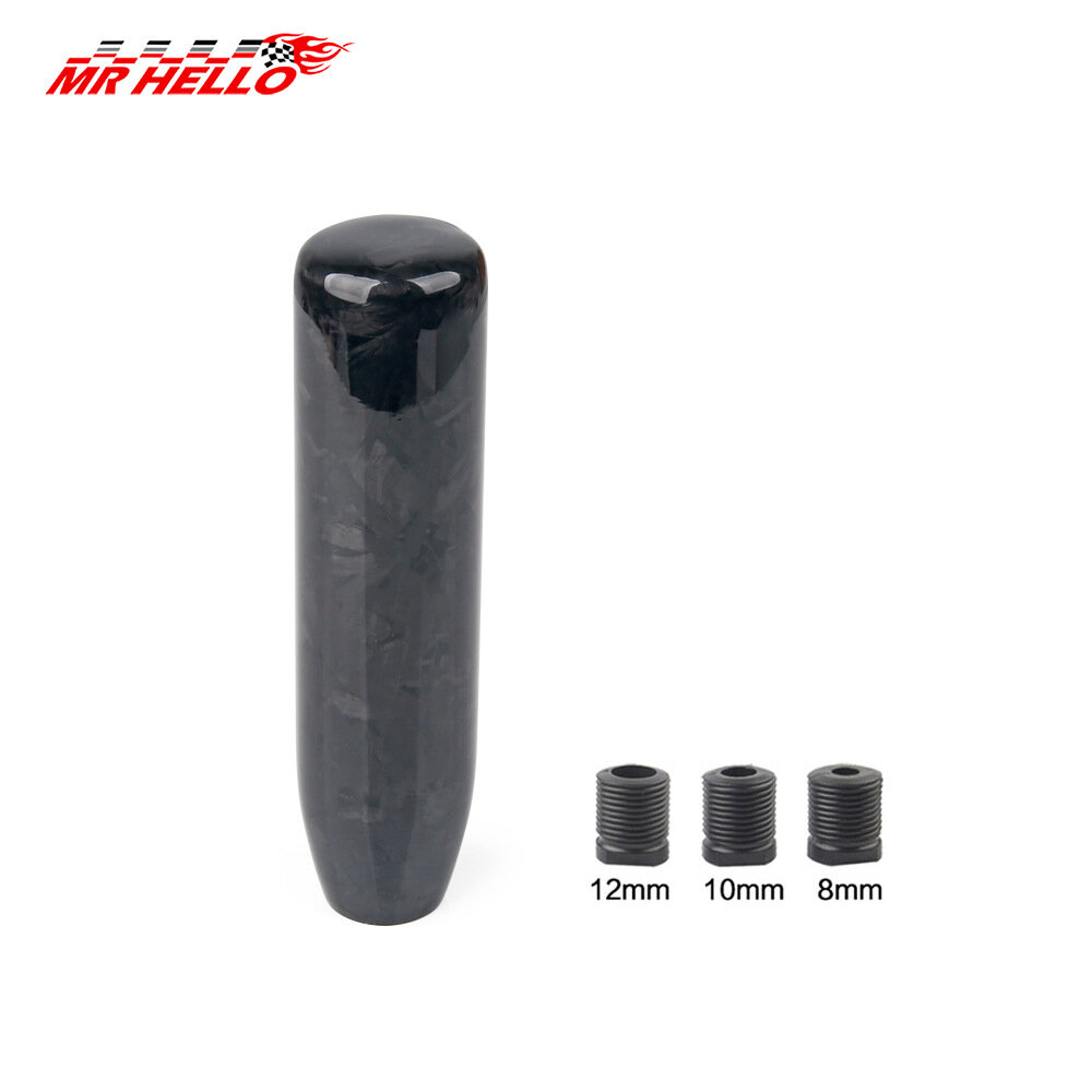 Аксессуары для модификации автомобилей, ручка переключения передач из углеродного волокна 18 см, удлиненная ручка переключения передач 13 см