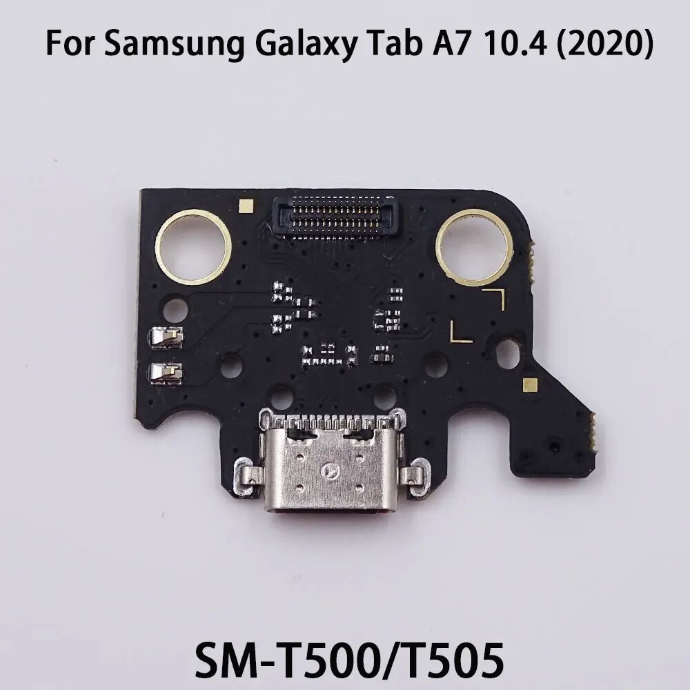 Гибкий зарядный разъем для Samsung Galaxy Tab A7 10,4 (2020) SM-T500 T505, USB-порт для зарядки, разъем для док-станции, плата зарядки, гибкий кабель