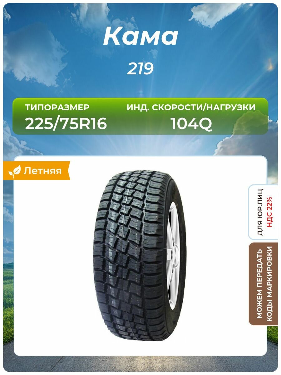 Шина КАМА 219
