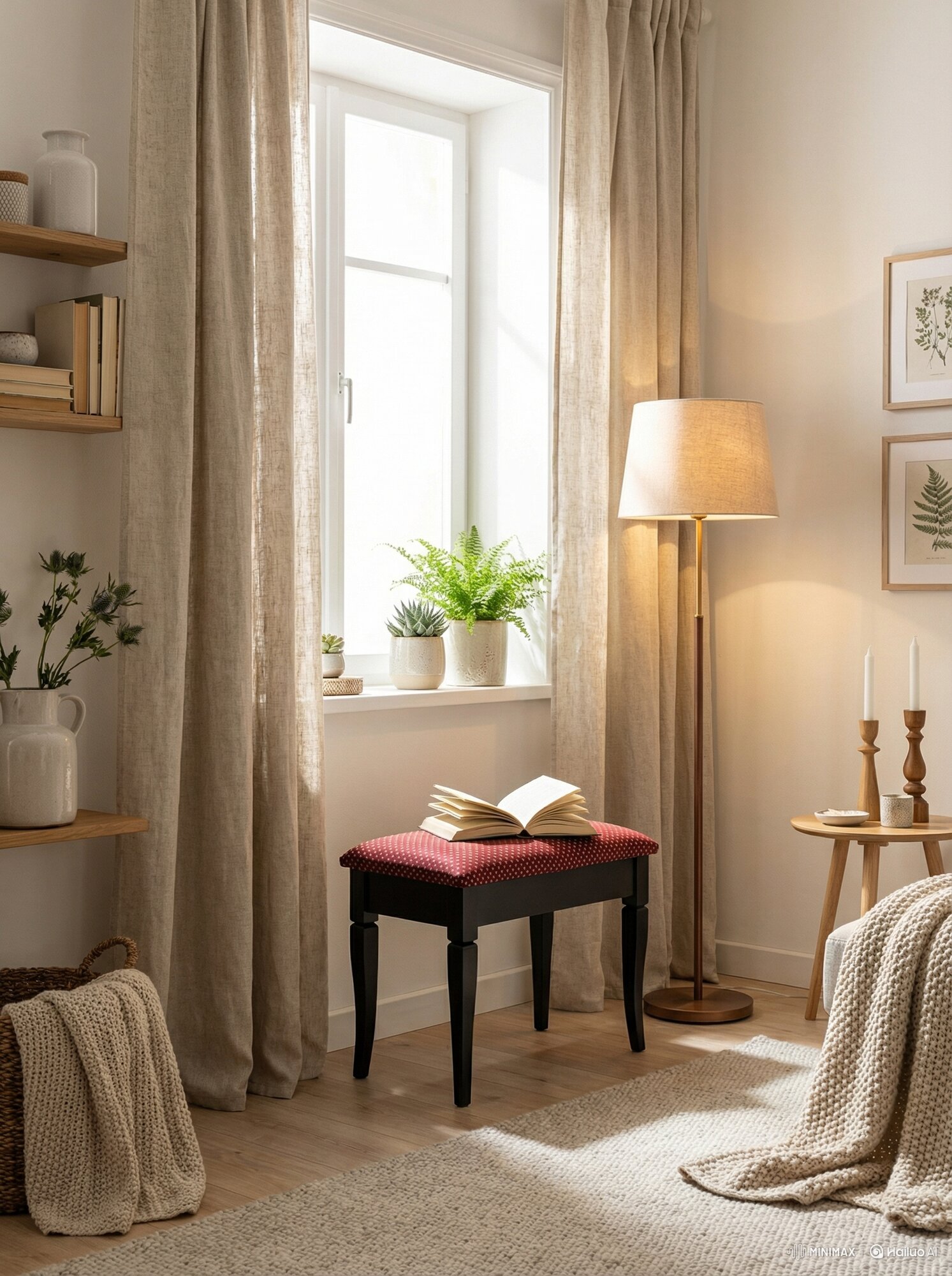 Пуфик банкетка в прихожую Мебелик с сиденьем Ретро М с ящиком венге, ткань коронка