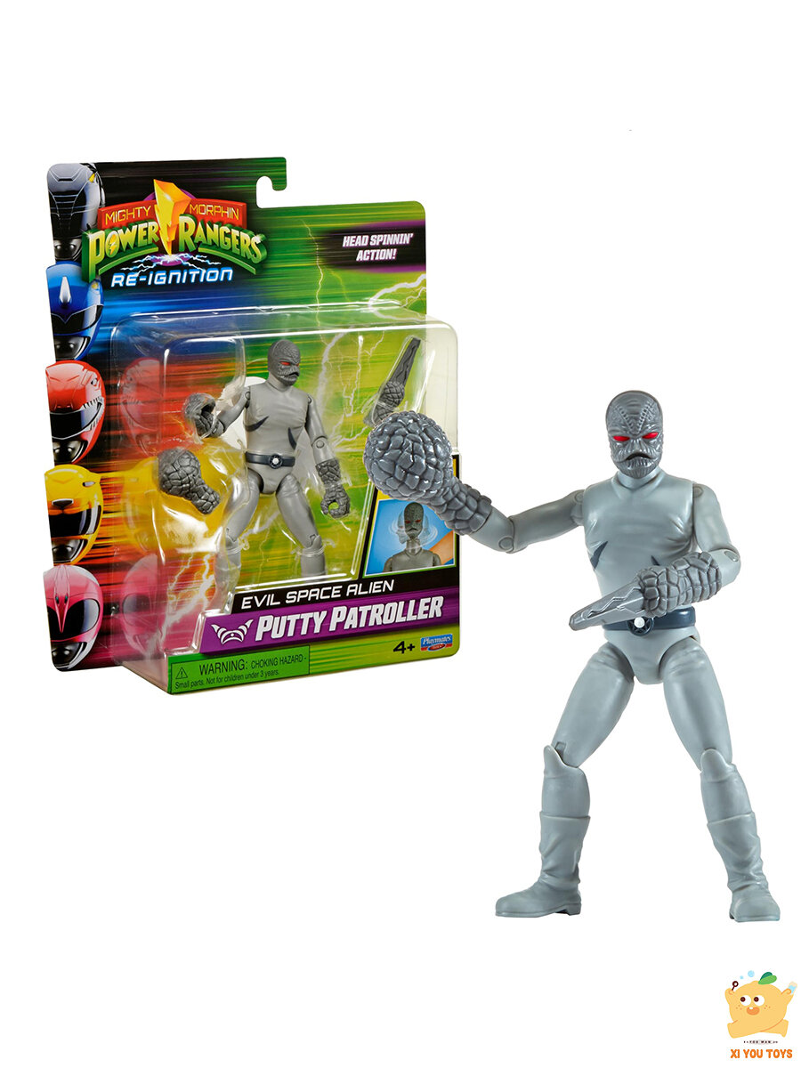 Playmates Toys Mighty Morphin Power Rangers Re-Ignition Putty Patroller / Эта Мощная Фигурка Рейнджера Высотой 15 См Станет Идеальным Подарком Для Детей В Возрасте От 3 Лет И Старше.