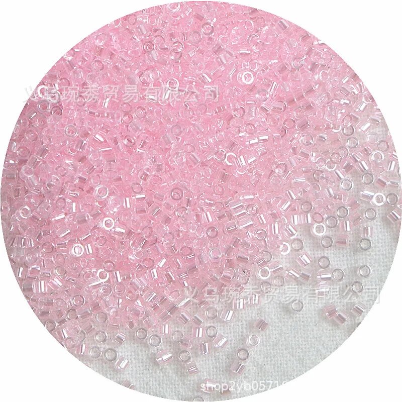 Глянцевые антикварные бусины Delica 1,6 мм стекло Розовый, 1.6mm 5g 900pcs, YG04