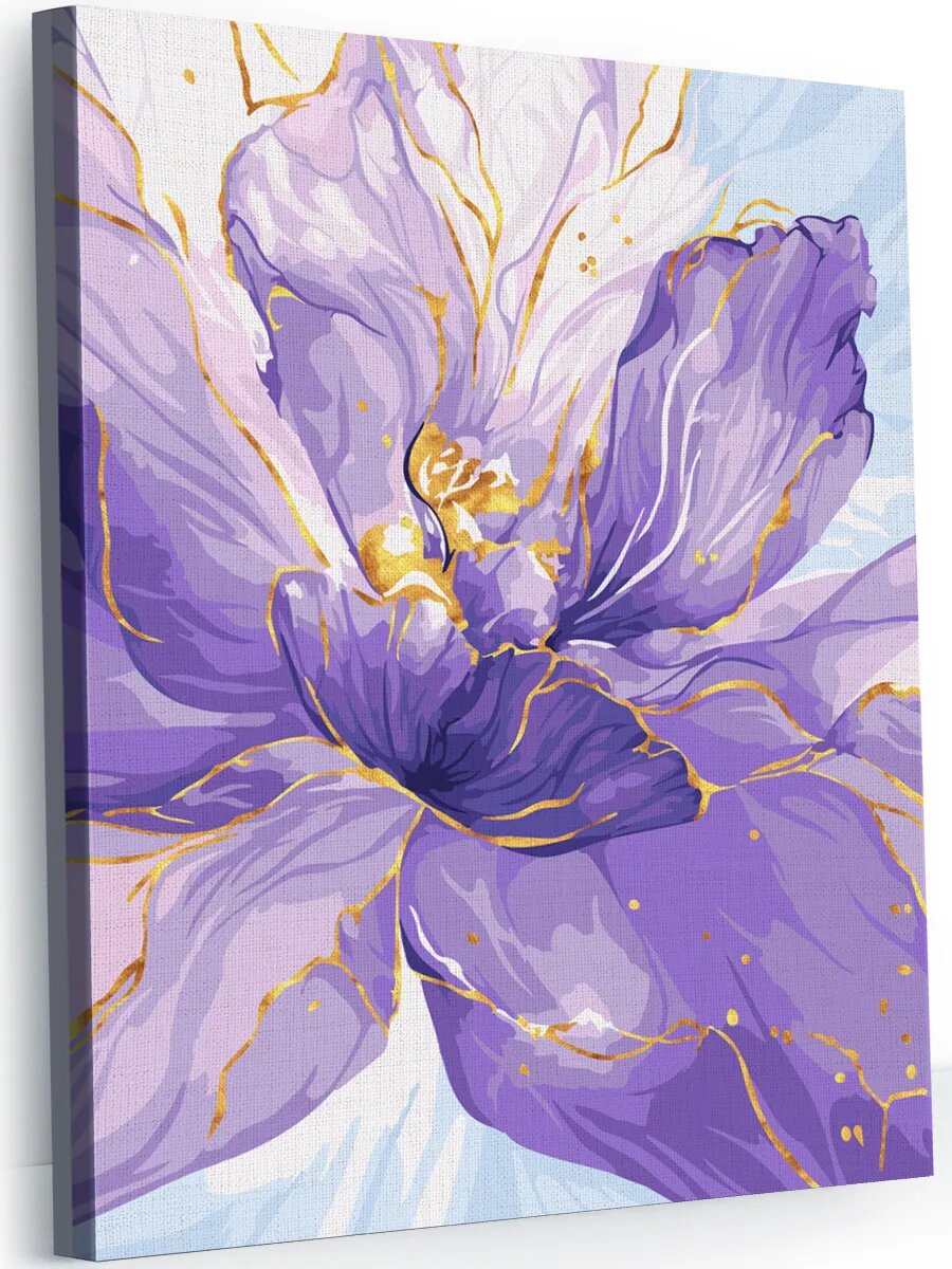 Изящный цветок Картина по номерам на холсте 40х50 см