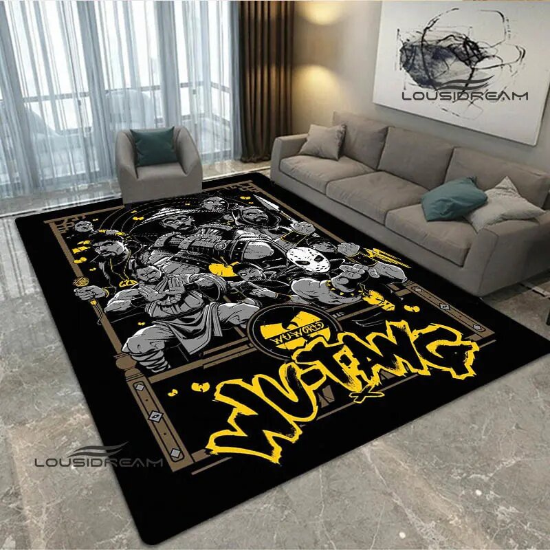 Ковёр Wu-Tang, черный, 60x90 см, цвет 23