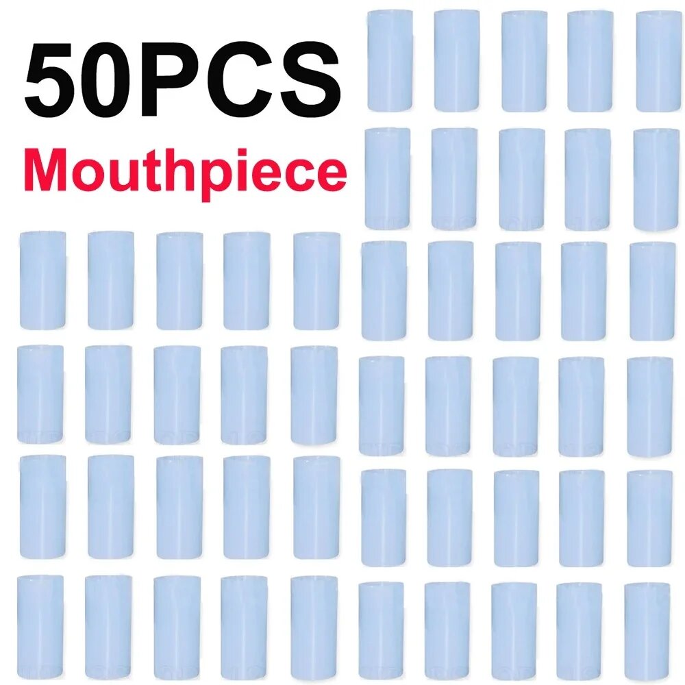 50шт Mouthpiece для ЭКГ, голубой