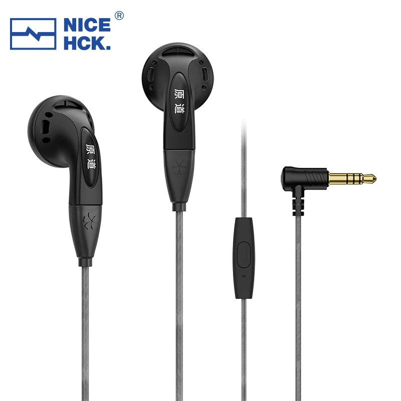 NICEHCK YDSmall внутриканальные проводные наушники Черный, Black 3.5mm With Mic