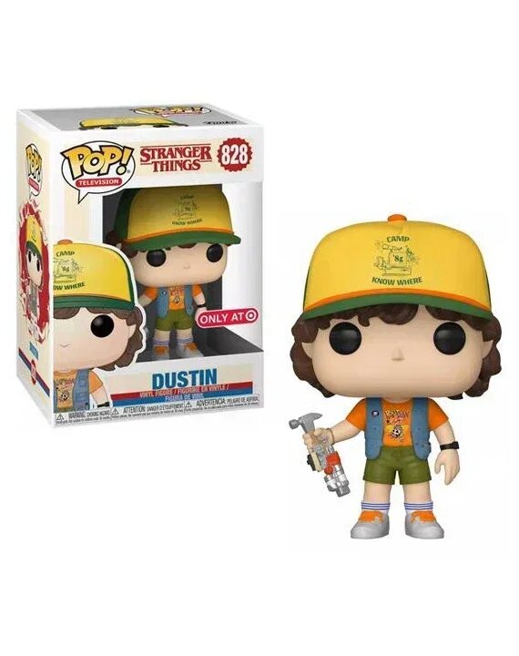 Funko POP Stranger Things Дастин с коробкой, 828