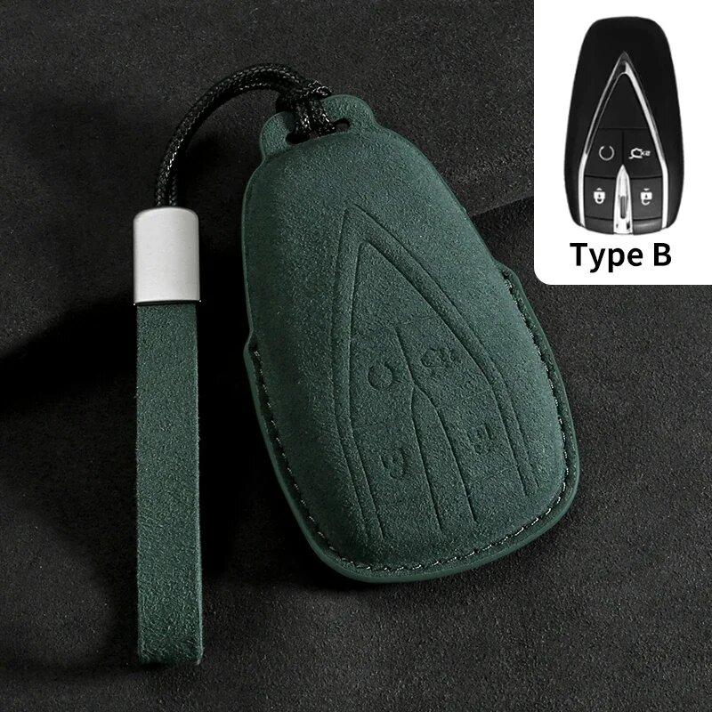 Кожаный чехол для автомобильного ключа, брелок для Changan CS35PLUS CS35 Plus CS55 PLUS CS75 PLUS B4