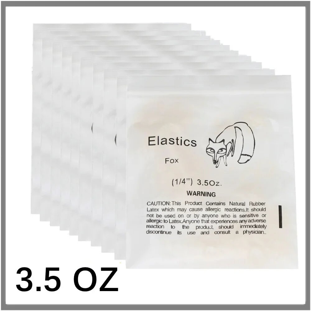 1000 шт, стоматологические ортодонтические эластичные резинки для брекетов для зубов, 3.5oz Fox