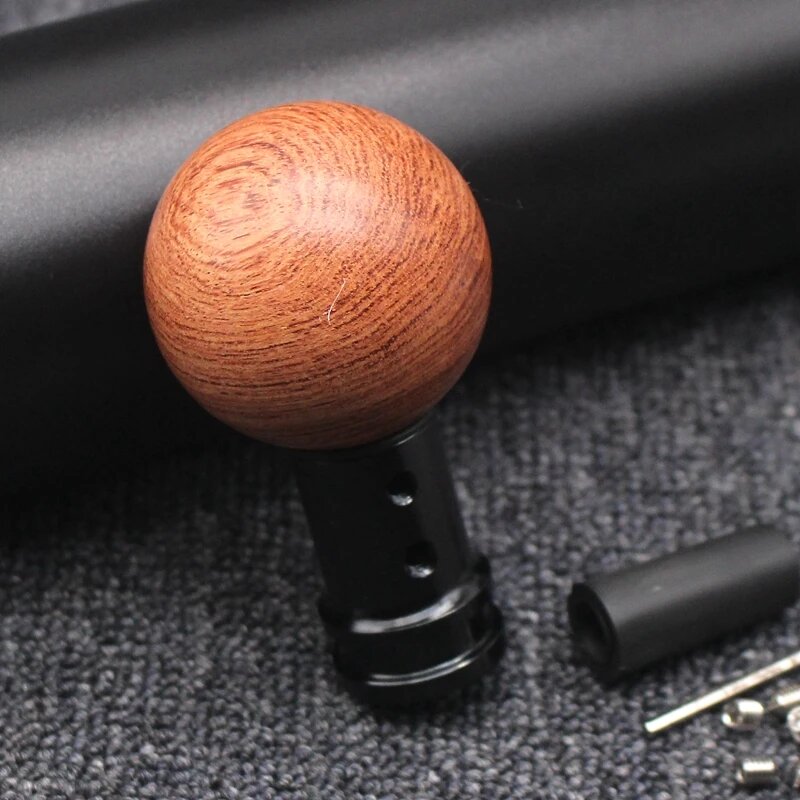 Автомобильная ручка переключения передач из цельного дерева, ручная ручка переключения передач, ручка переключения передач из палисандра, деревянная ручка 5/6 скоростей, универсальная автомобильная ручка Solid wood C02