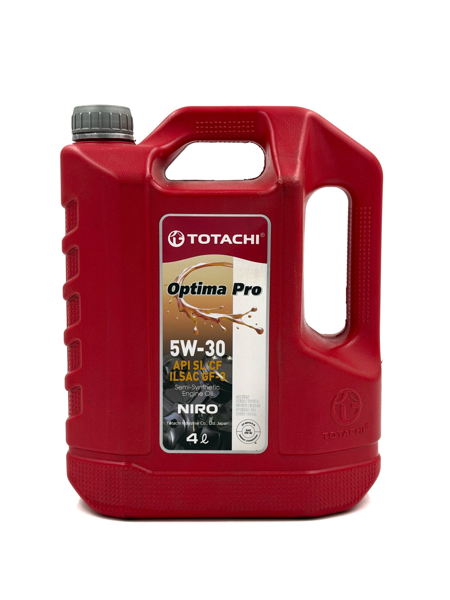 Масло моторное TOTACHI NIRO Optima Pro 5W-30, 4 литра, для авто