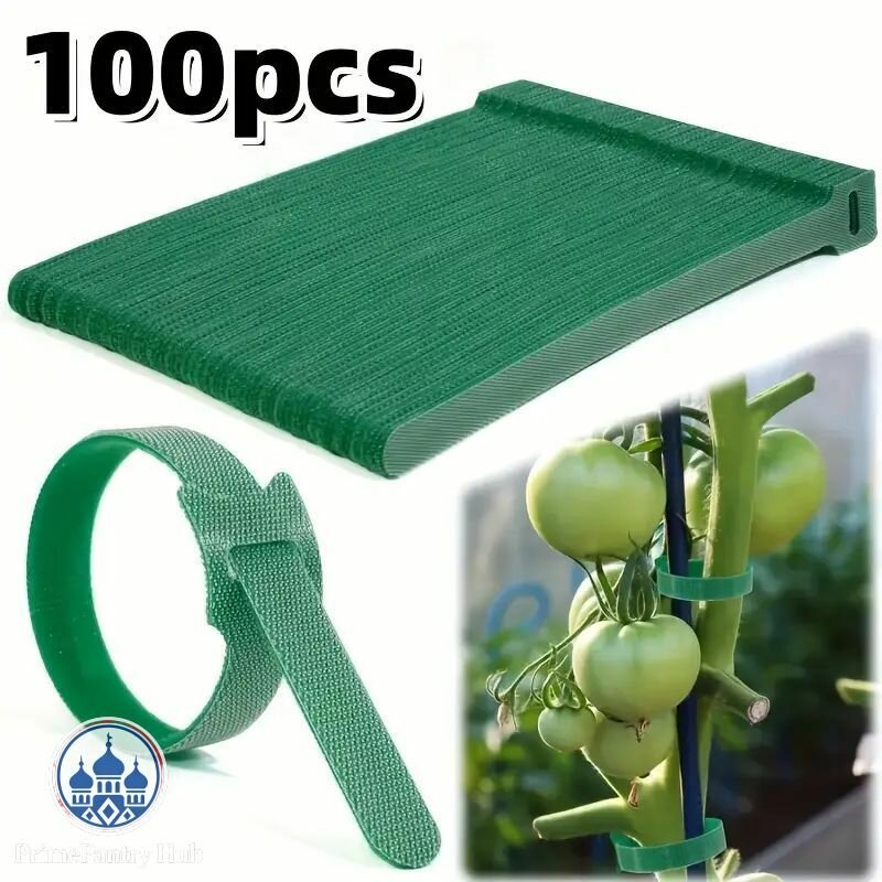 Подвязка для растений,1.2см,100шт 1.2 см 100 штук