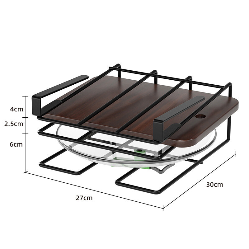 Подвесная кухонная полка для шкафа, держатель для разделочных досок, многофункциональный подвесной держатель для дверцы шкафа, настенная полка для хранения бокалов для вина, подвесная полка для разделочных досок и кастрюль.
