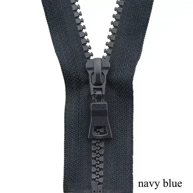 Meetee 5# Смоляные молнии 15-90 см Темно-синий, NavyBlue, OpenEnd-70cm