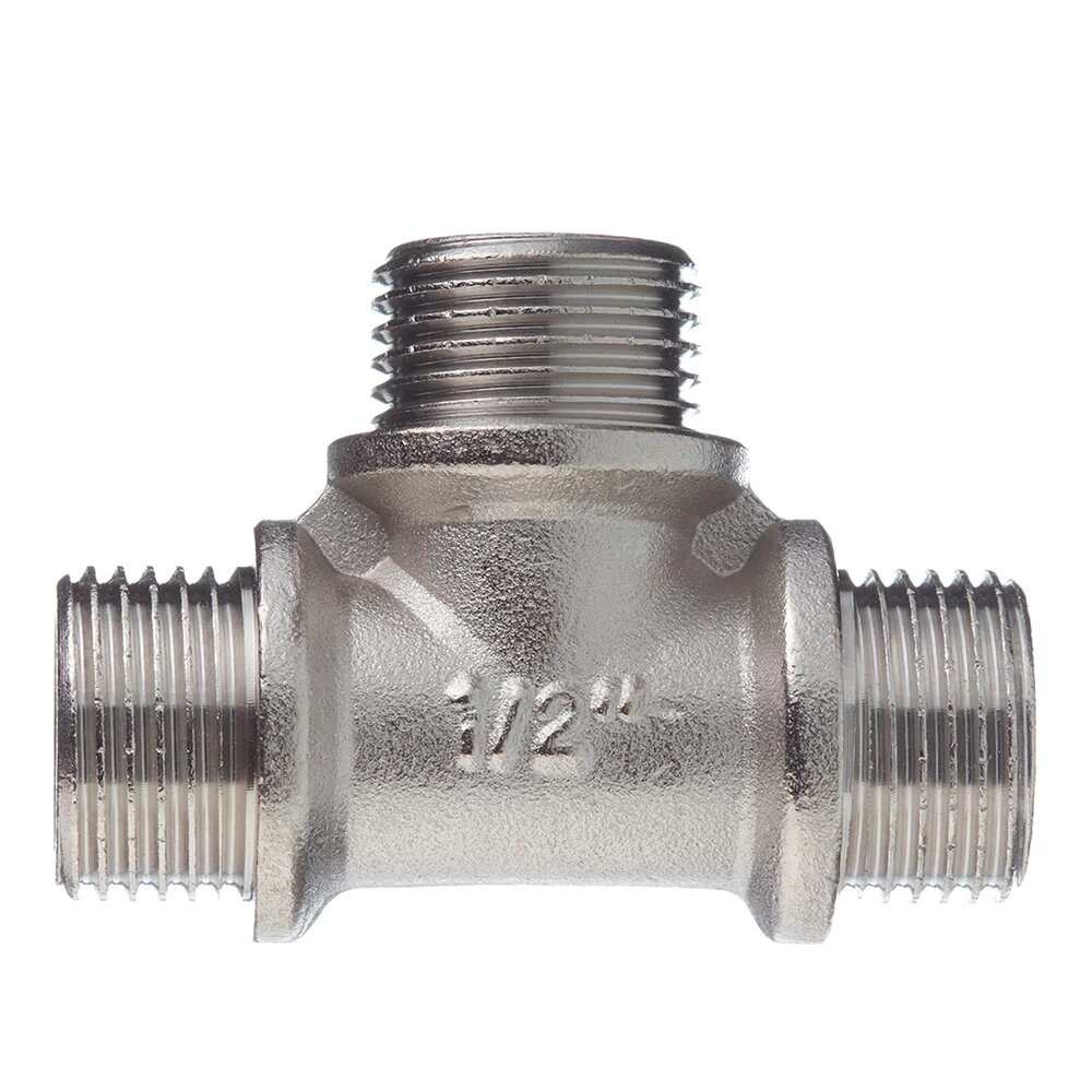 Тройник Valtec 1/2 НР(ш) х 1/2 НР(ш) х 1/2 НР(ш) латунный (VTr.131. N.0004) Valtec VTr.131. N.0004