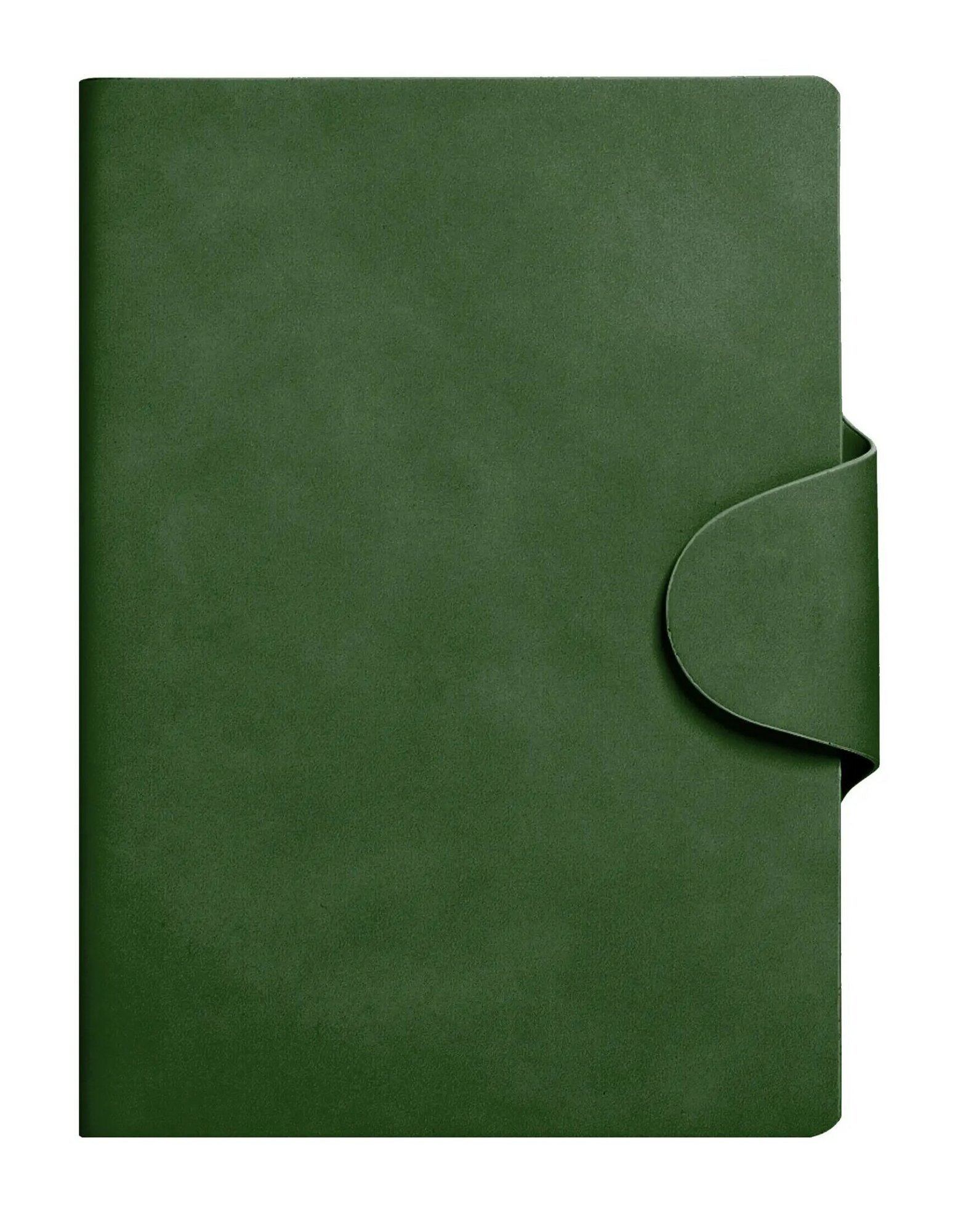 Ежедневник недат. А5 136л "Snap book" еловый, 7Б, тв. переплет, иск. кожа, термотиснение, магнит. клапан, скругл. углы, офсет, ляссе, инд. уп