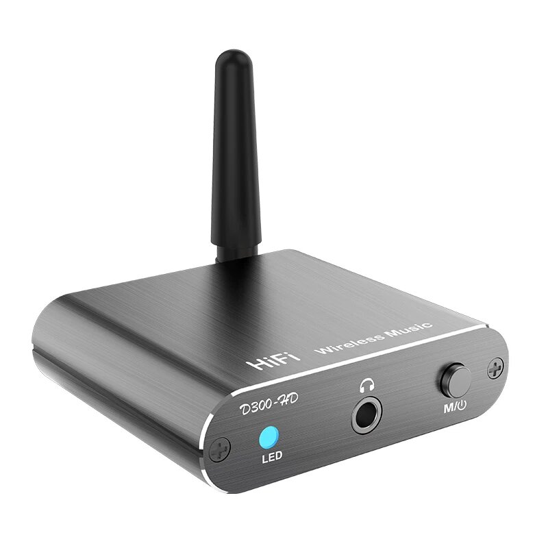 Официальный D-300-HD 5.2-канальный Bluetooth аудиоприемник для домашних Hi-Fi систем беспроводной поддержка аудио без