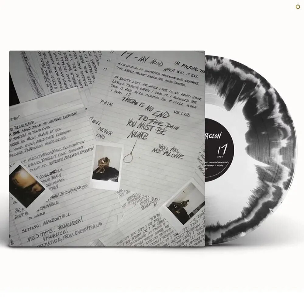 Виниловая пластинка Xxxtentacion - 17 Vinyl LP Album Stereo Black & White Smash от Bad Vibes Forever — фото 1