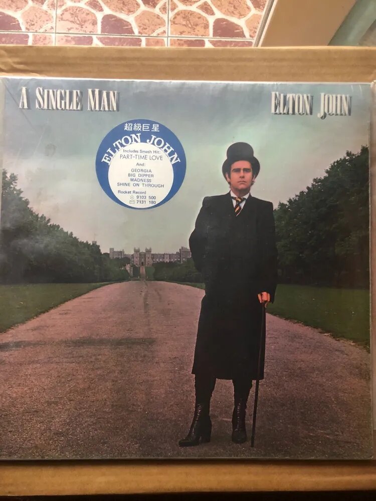 Виниловая пластинка Elton John - A Single Man, LP (1978) Импортное издание